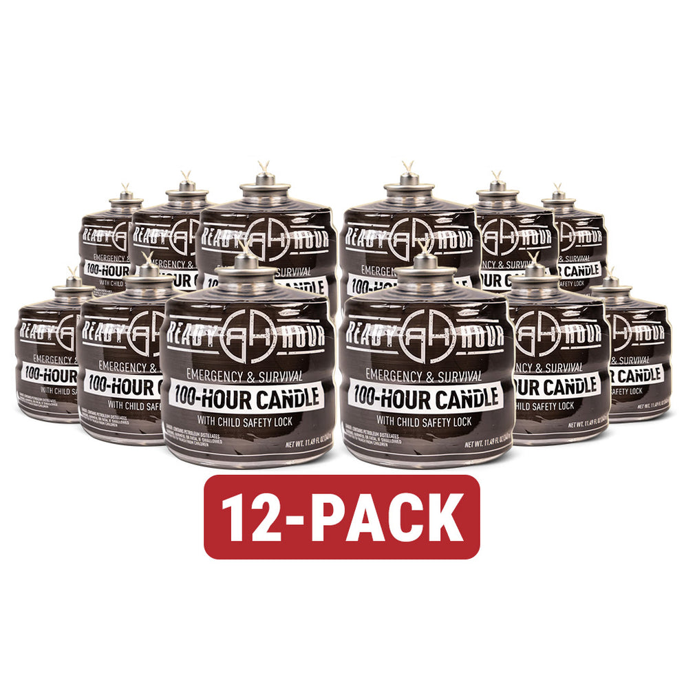 100-Hour Candle for Emergencies (12-pack) — Ready Hour
