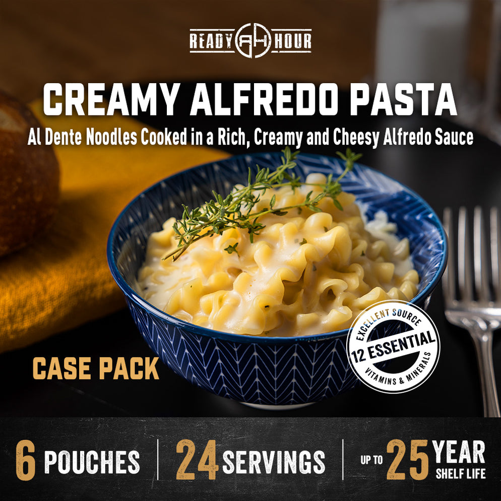 Ready Hour Creamy Alfredo Pasta Case Pack - Free Shipping