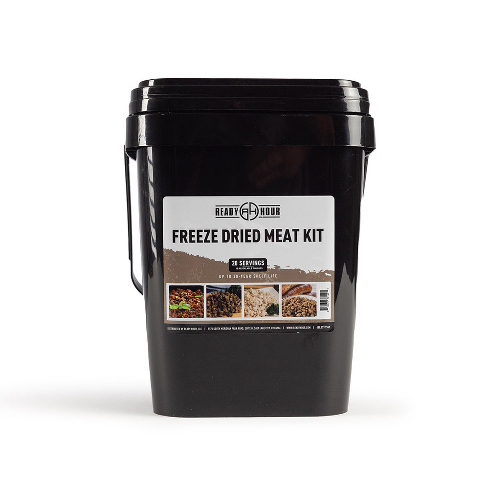 Ready Hour Freeze Dried Meat Kit (10 pouches, 20 servings)