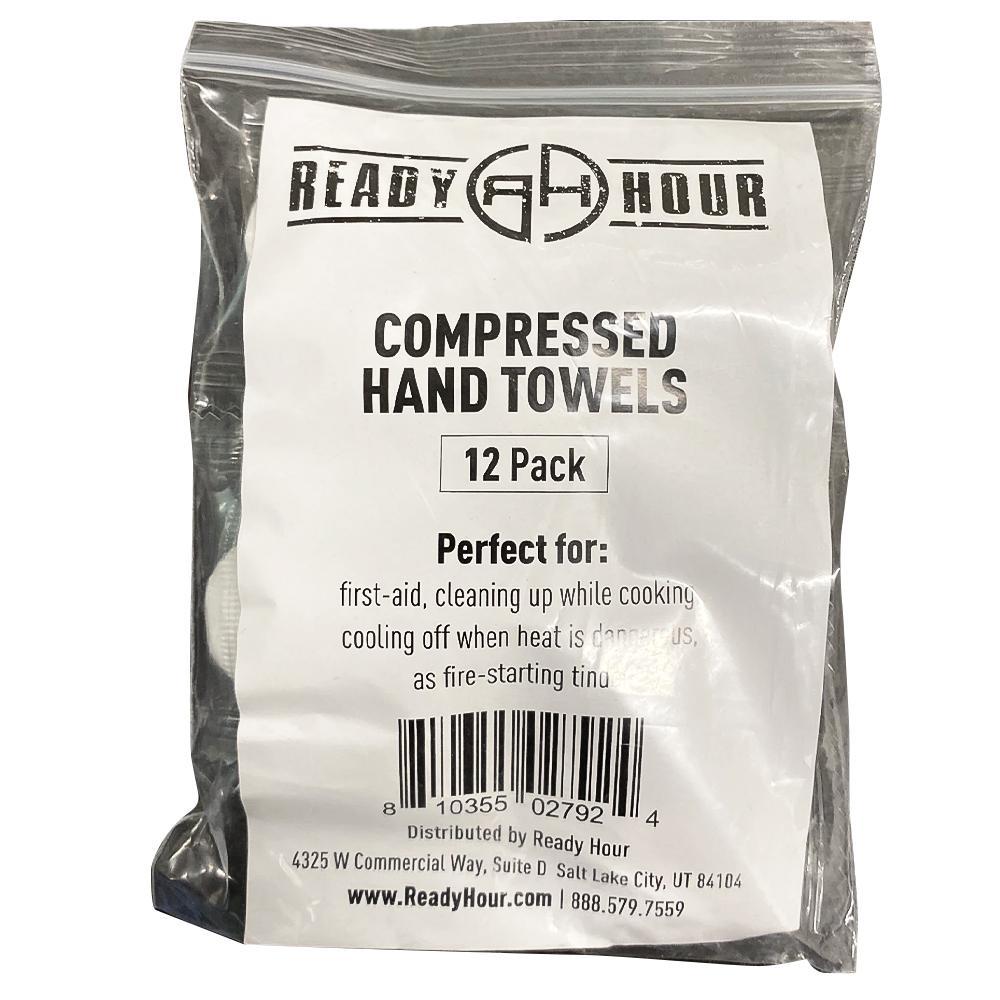Compressed Disposable Hand Towels (12 pack) — Ready Hour